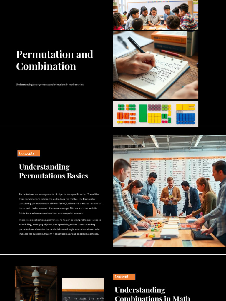 Permutation and Combination | PDF | Permutation | Mathematics