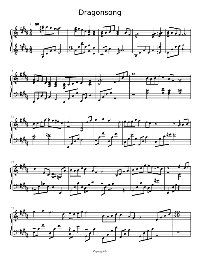 Dragon Song | PDF