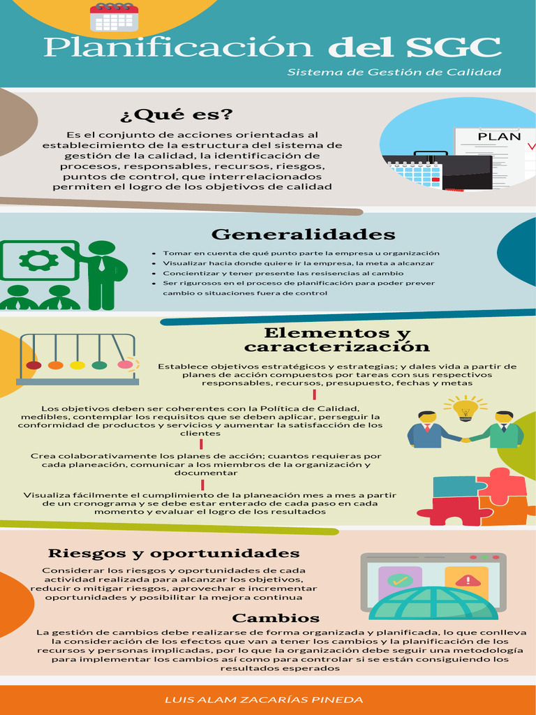 Planificación SGC | PDF | Planificación | Calidad (comercial)