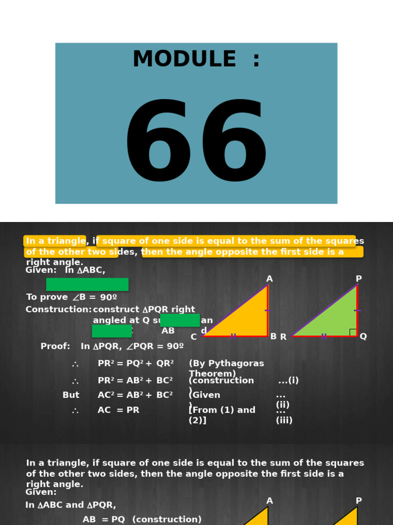 Triangles_Lecture_14 | PDF | Triangle | Classical Geometry