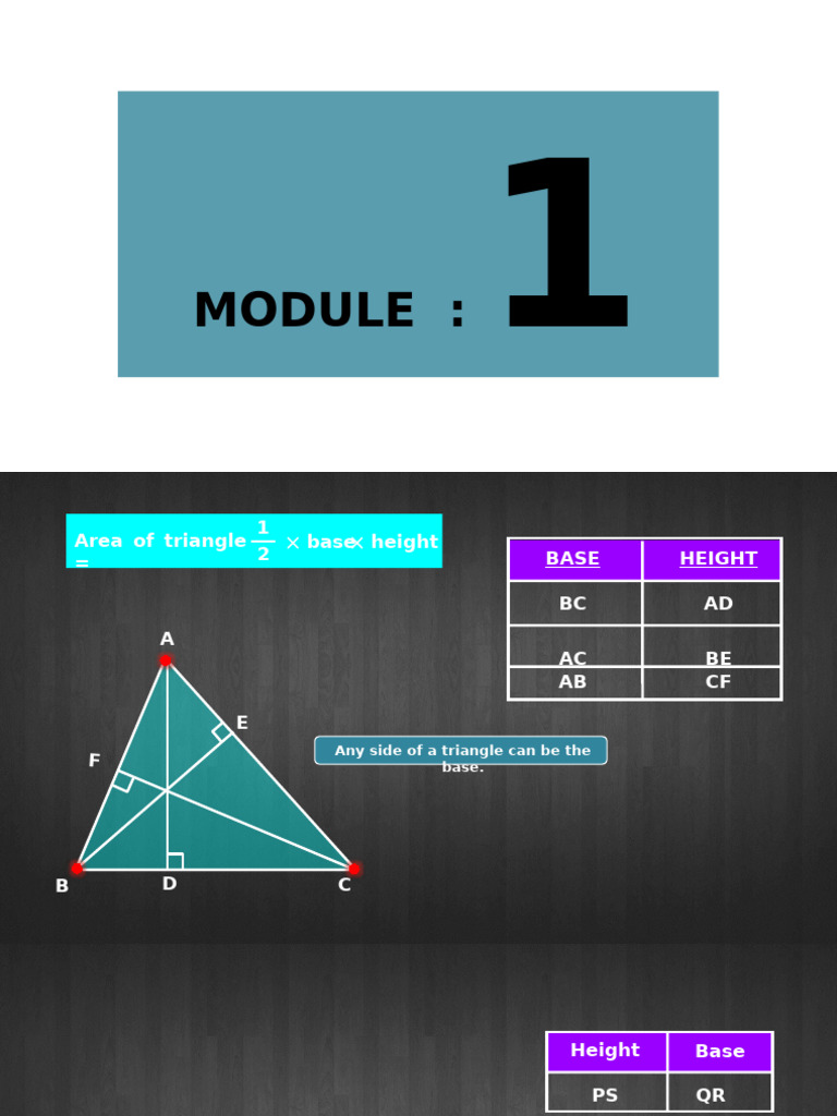 Triangles Lecture 1 | PDF | Euclidean Geometry | Elementary Geometry