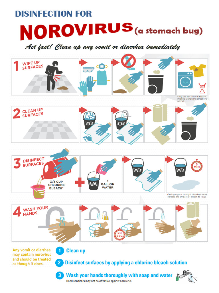 Disinfection For Norovirus | PDF