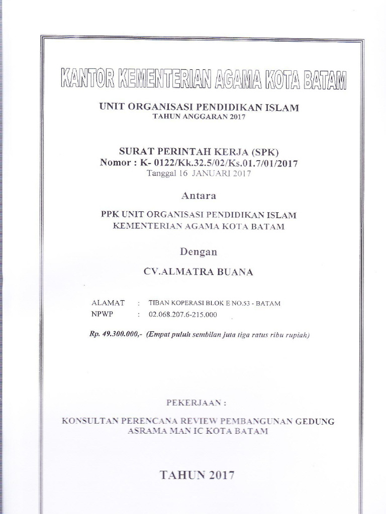 Prc. Asrama MAN IC | PDF