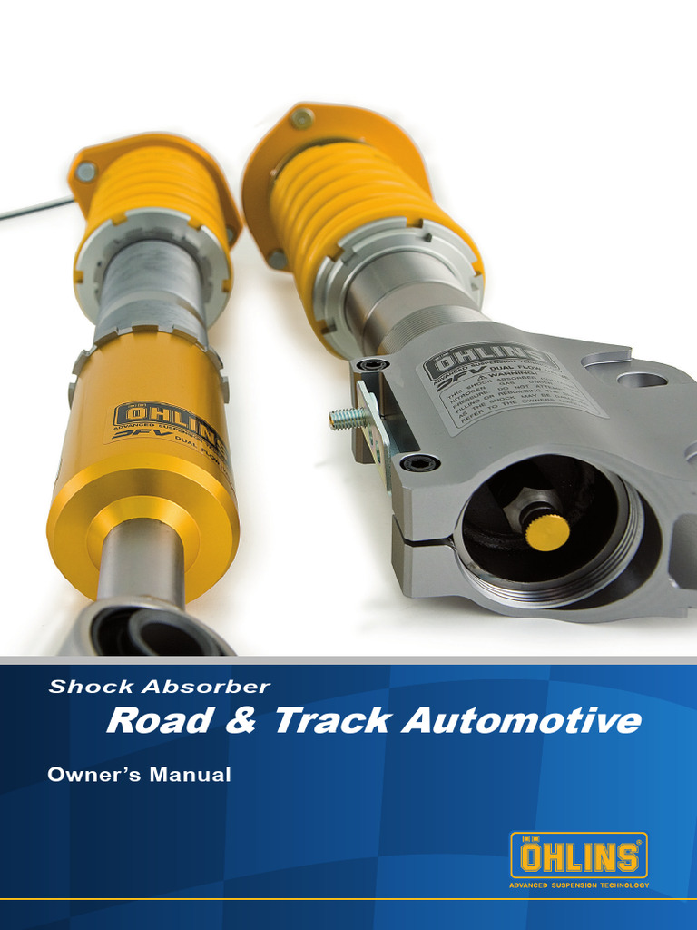Ohlins Europe Bedienungsanleitung Oehlins Automotive Road Track | PDF ...