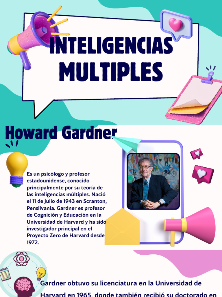 Las Inteligencias Multiples de Howard Gardner | PDF | Inteligencia | Neurociencia