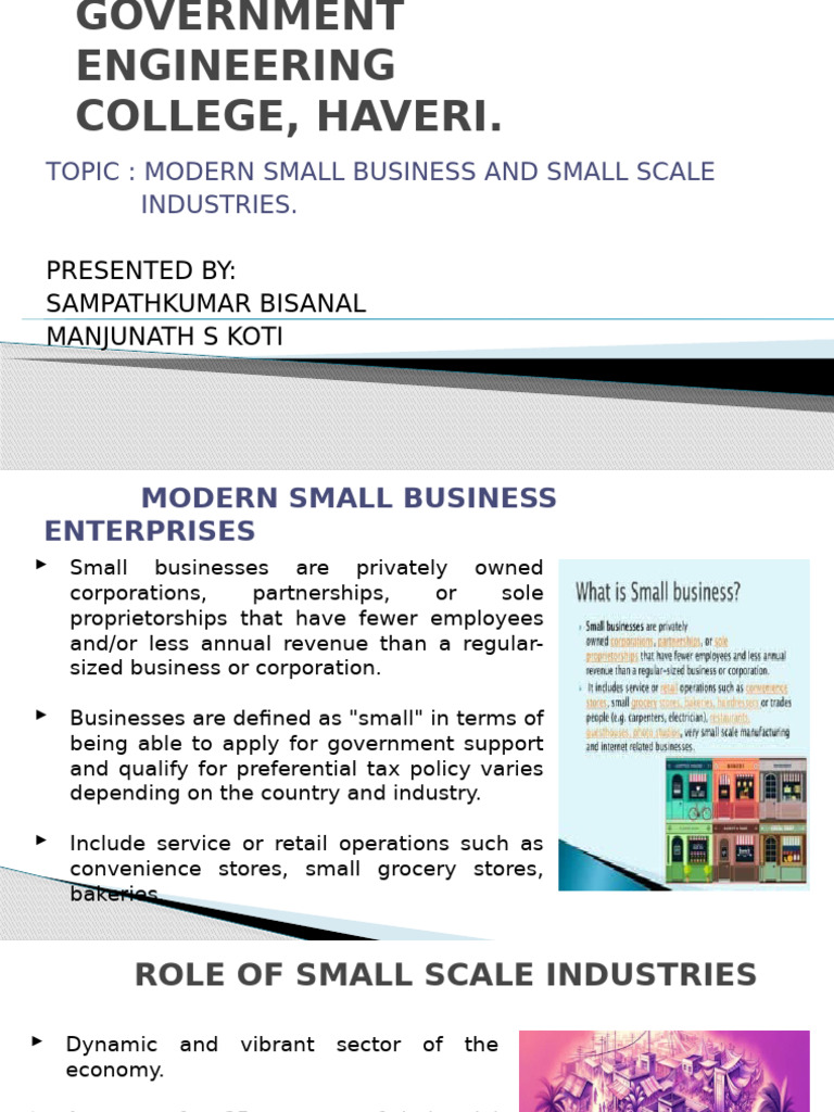 Modern Small Business and SSI Overview | PDF | Small Business | Business