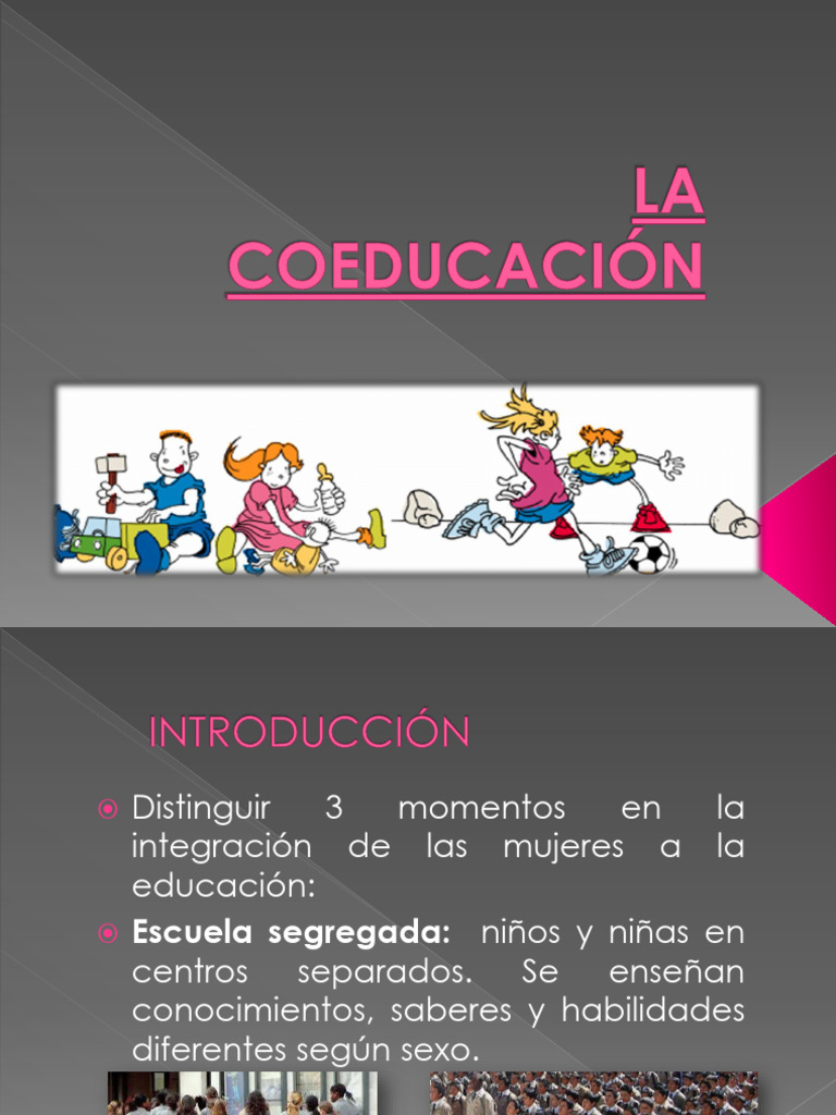 La Coeducación | PDF | Sexismo | Igualdad de género