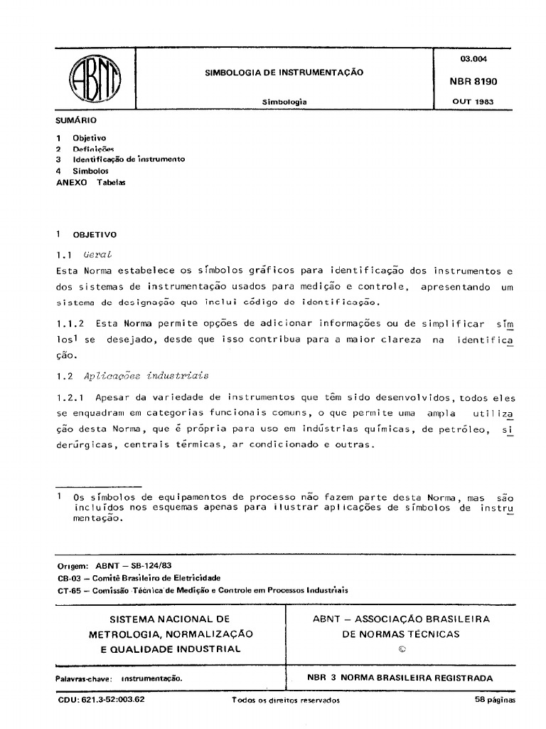 NBR 8190 | PDF