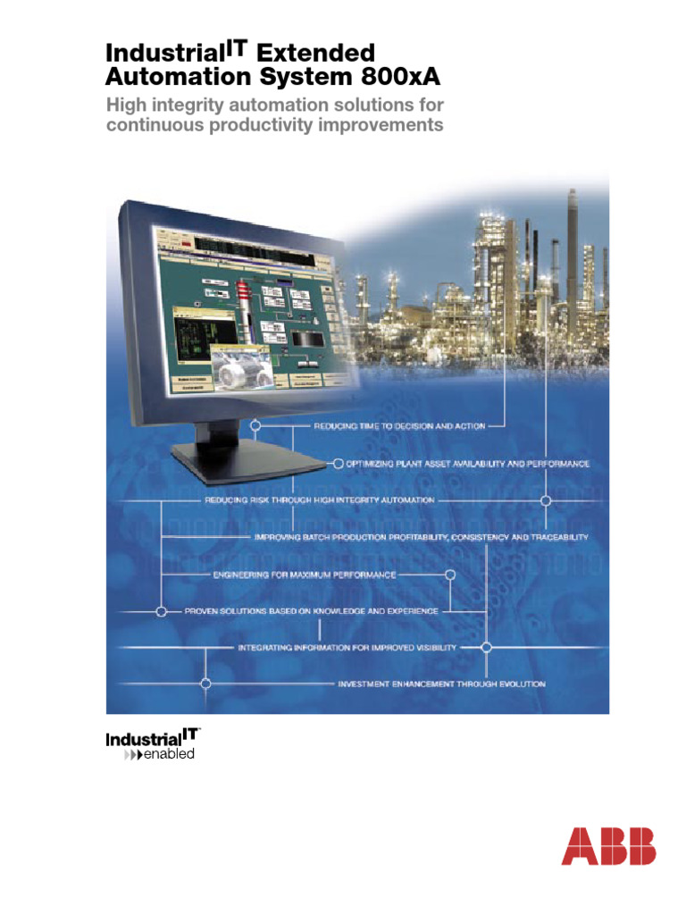 ABB Control Distribuido - 800xa - Brochure - Low - Resolution | PDF | Automation | Computing