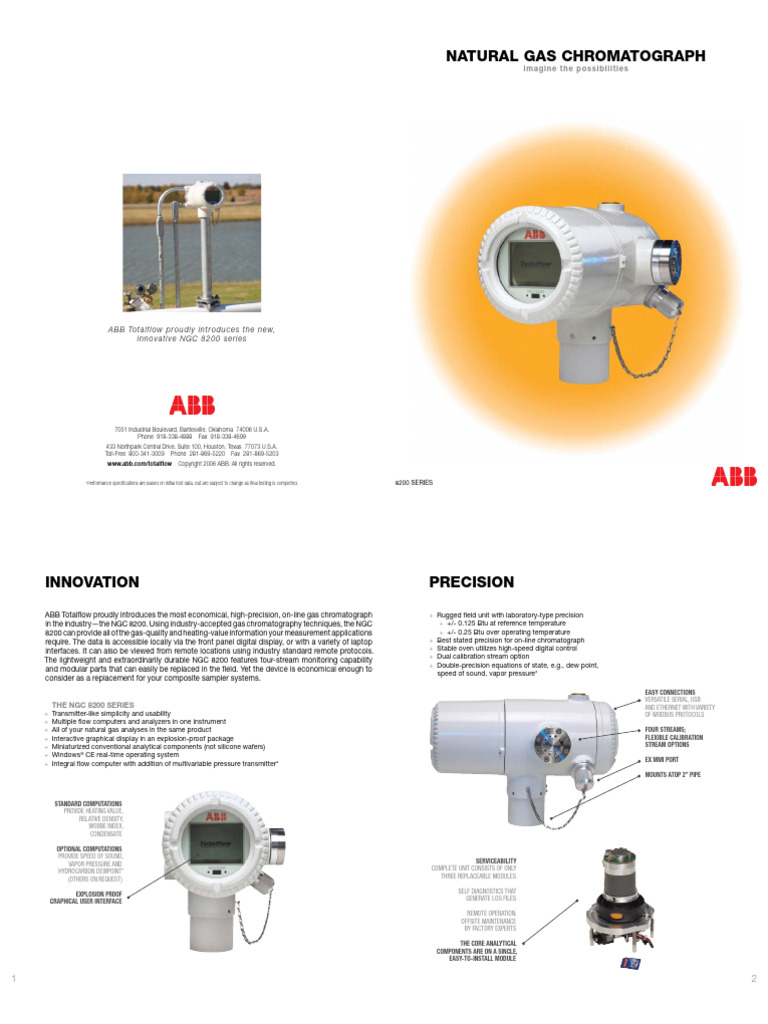 abb gas chromatograph | PDF | Gas Chromatography | Chromatography
