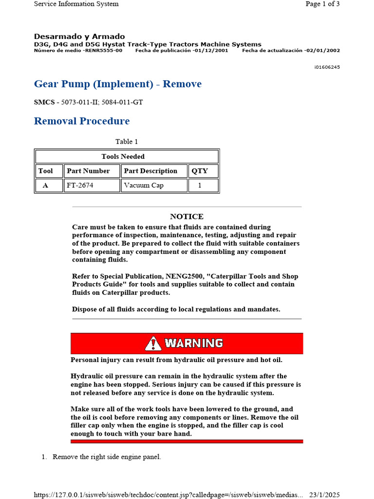 gear pump | PDF | Equipment | Hydraulics