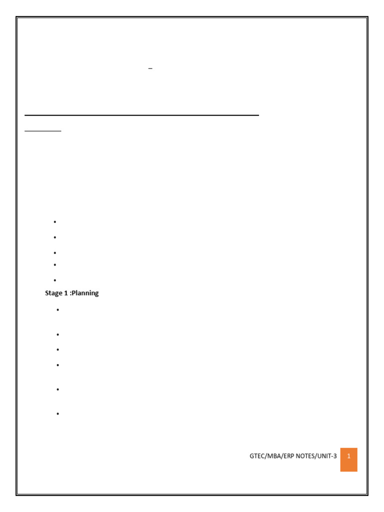 A UNIT 3 ERP NOTES | PDF | Enterprise Resource Planning | Oracle ...