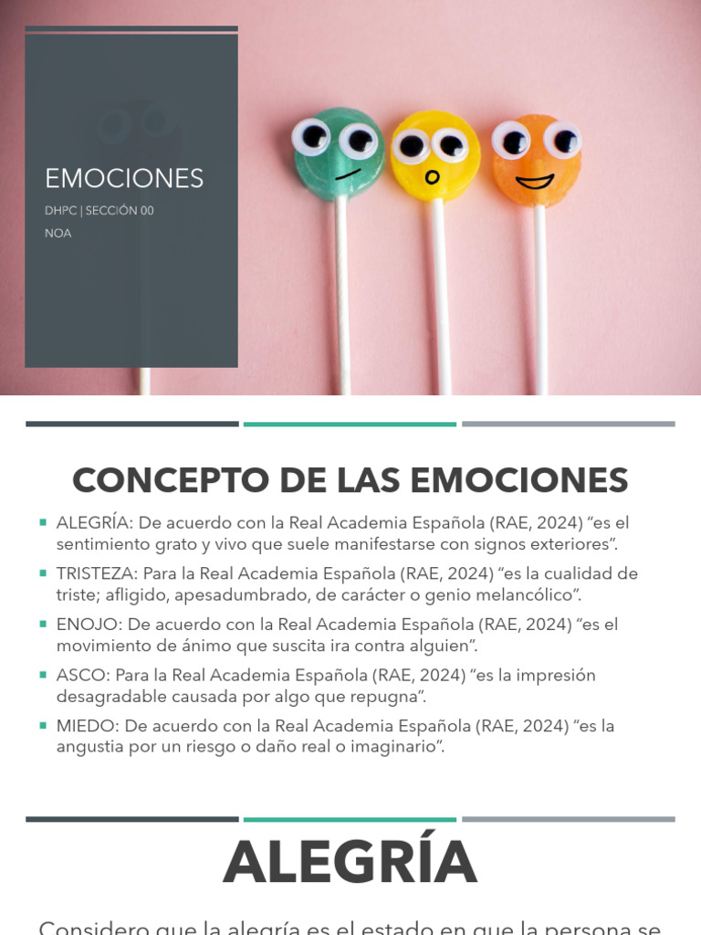 EMOCIONES | PDF | Asco | Las emociones