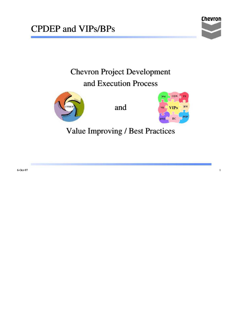Value Improving Practices Chevron | PDF | Risk | Reliability Engineering