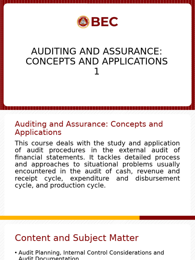 Introduction-Auditing-and-Assurance | PDF | Audit | Auditor's Report