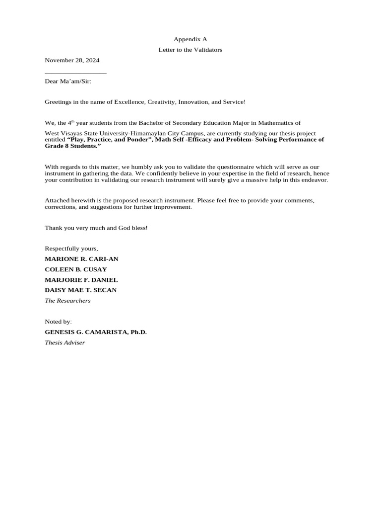 Research Appendices | PDF | Mathematics | Creativity