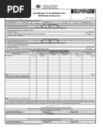Bir-Form-2307 (2025-1st Quarter) | PDF | Value Added Tax | Taxes