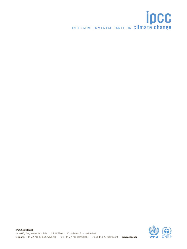 Ipcc Letter Inv FP Mfa p31 | PDF | Intergovernmental Panel On Climate ...