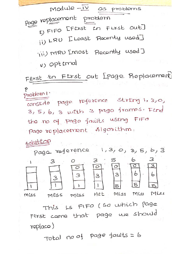 OS MODULE 4 PROBLEMS | PDF