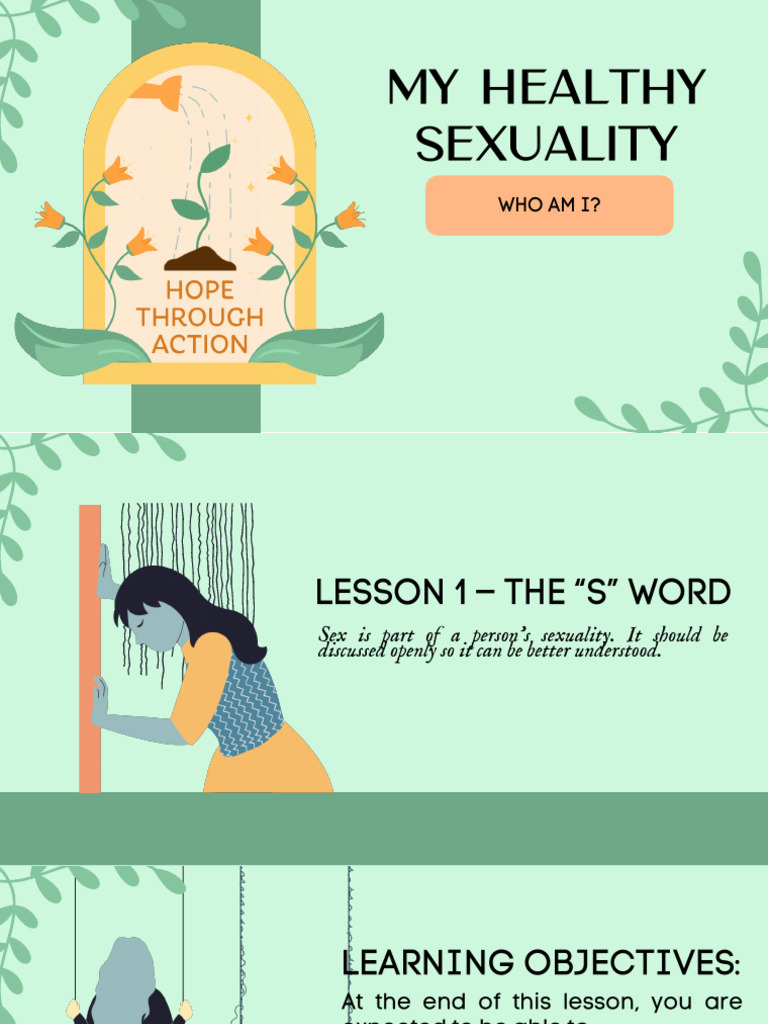 Lesson 1 Sexuality | PDF