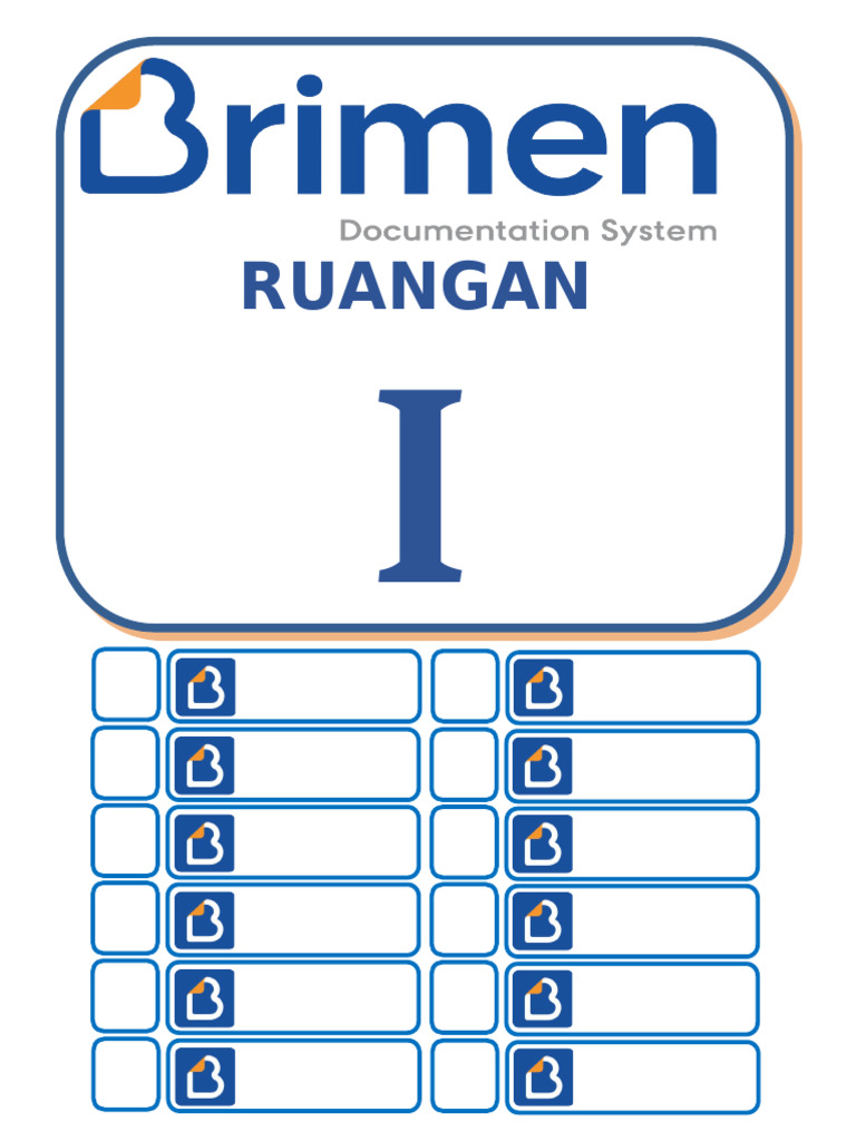 Print Label Lemari Rak Dan Berkas Logo Brimen New(1) (1) | PDF