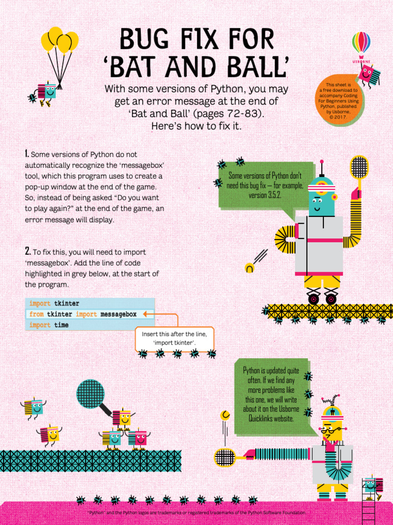 bat-and-ball-bug-fix | PDF | Software Bug | Computer Science