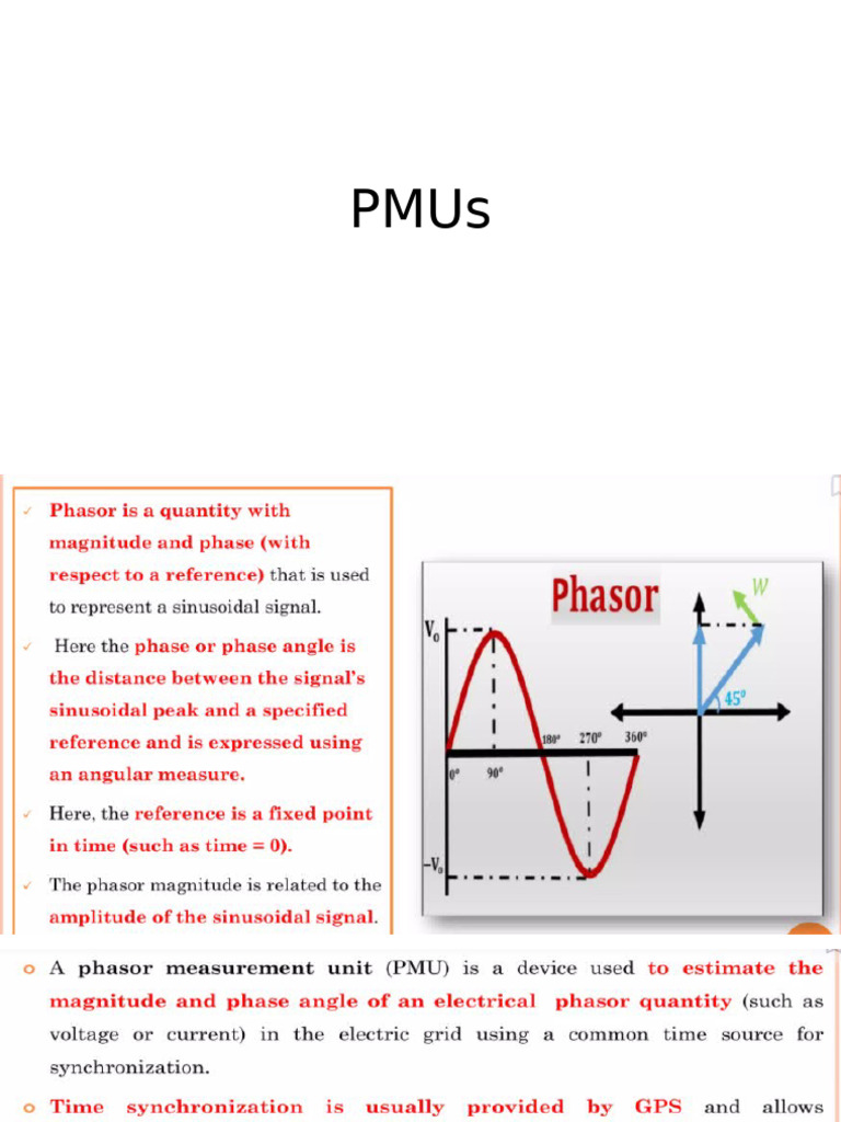 PMUs | PDF
