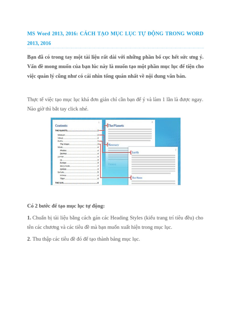 M C L C N I Dung 20132016 | PDF