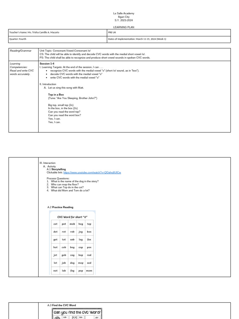Week 1 LP Reading and Language | PDF | Vowel | Human Communication