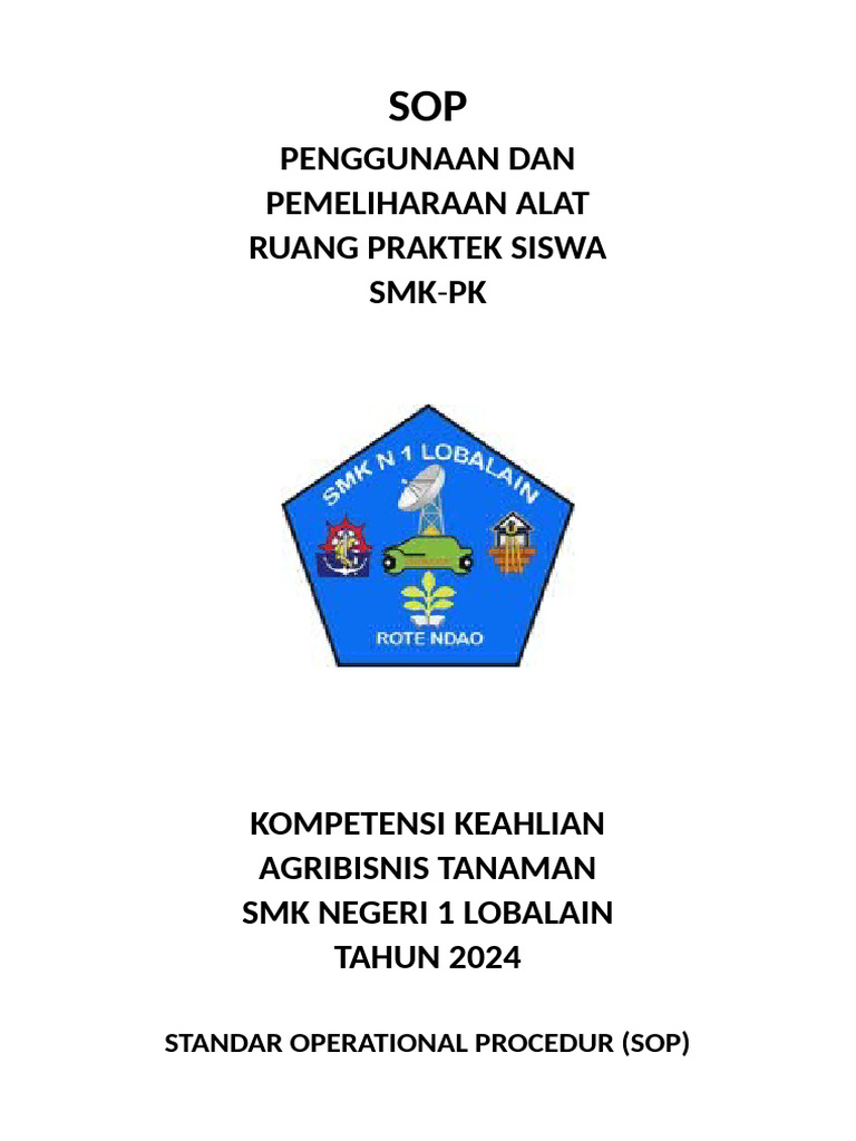 Sop Alat Rps Atph | PDF