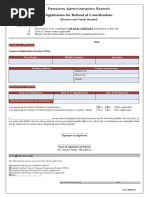 NHS Pension Refund Application RF12 | PDF | Pension | Financial Services