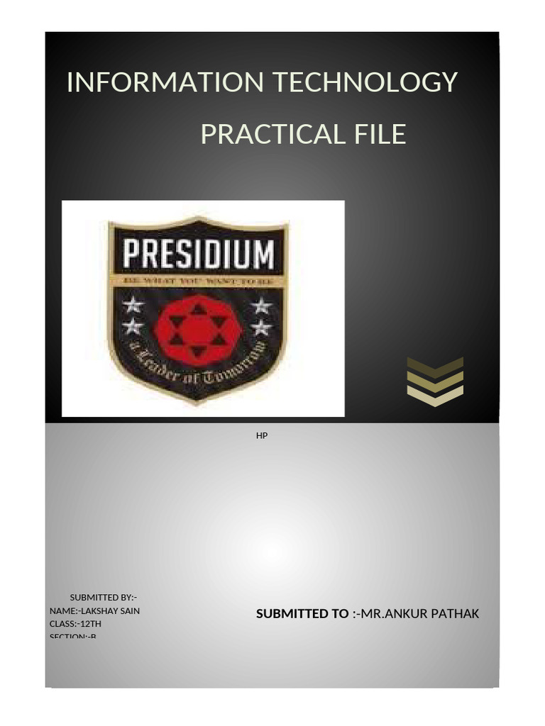 Information Technology Laksh | PDF