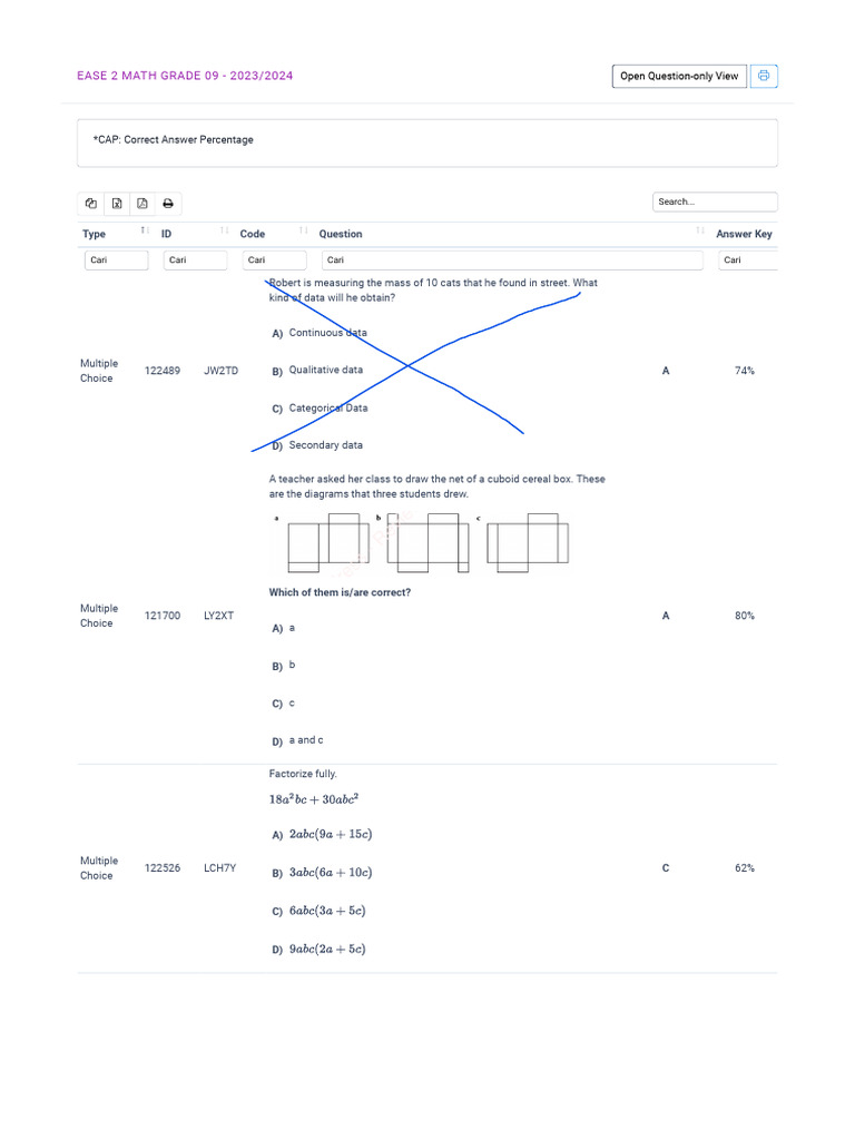 1733107783-Ease 2 Math Grade 09 2023-2024 | PDF | Area