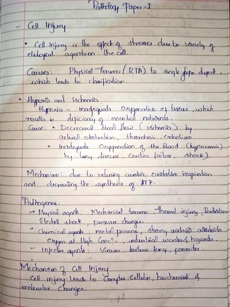 Pathology Paper 1 | PDF