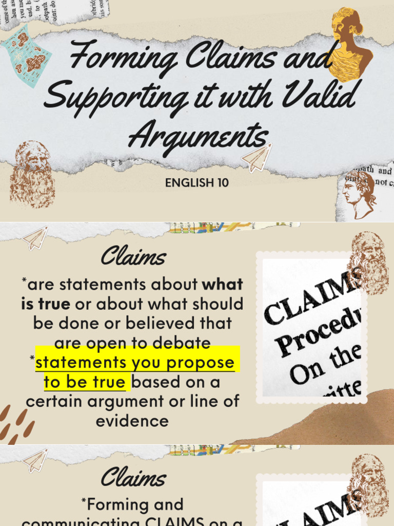 Understanding Claims: Fact, Policy, Value | PDF
