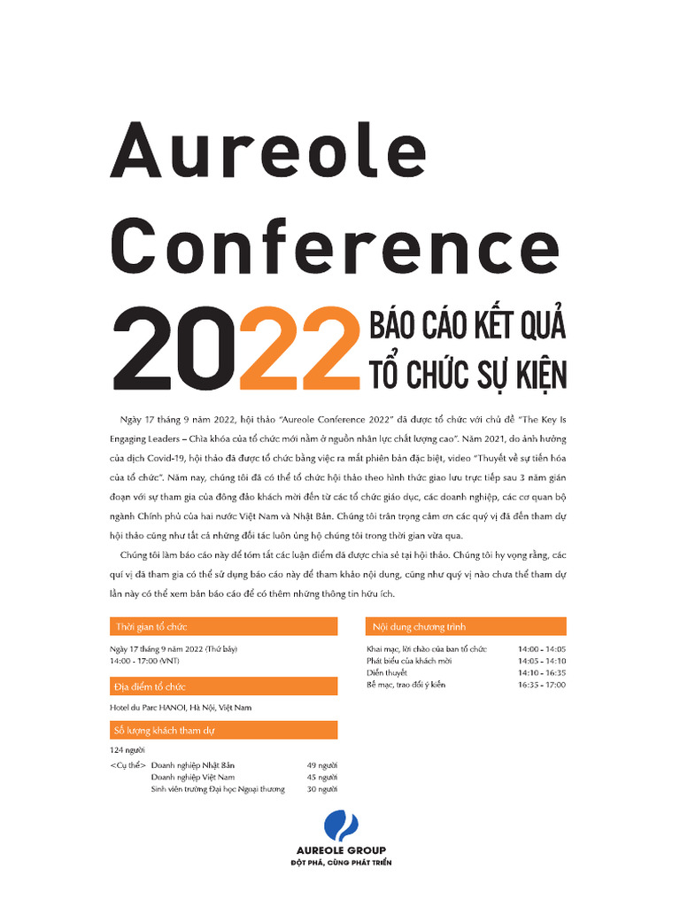 2022 Aureole Conference VN | PDF