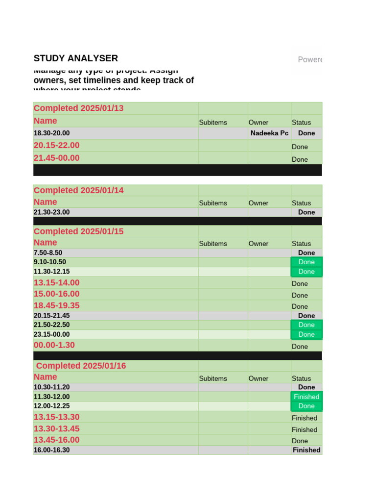 STUDY ANALYSER Completed 2025 01 13 1737390698 | PDF | Sri Lanka