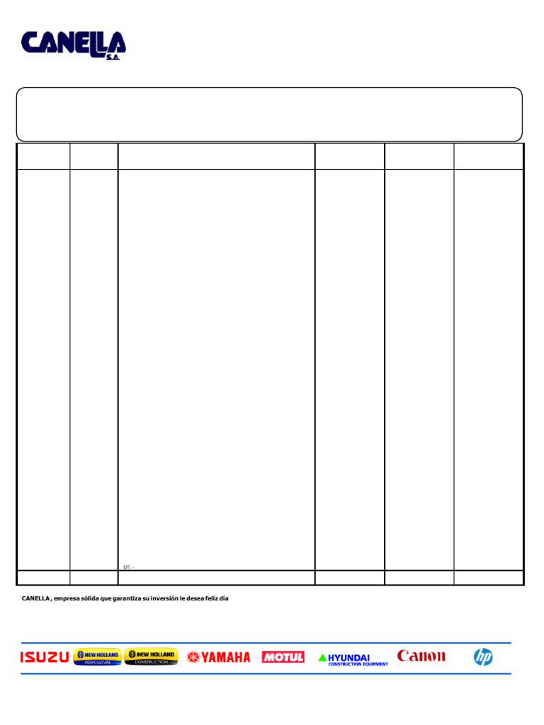 Factura Electrónica Canella S.A. | PDF
