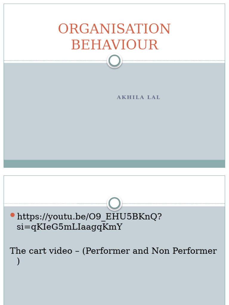 Organisation Behaviour | PDF | Organizational Structure | Communication