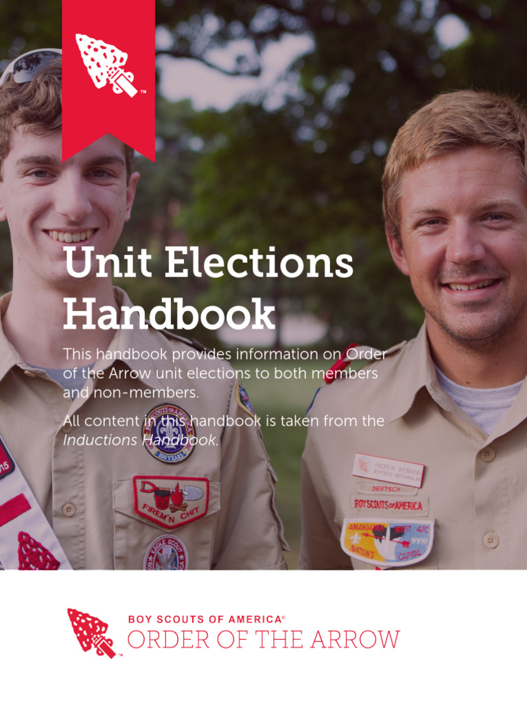 Unit Elections Handbook | PDF | Boy Scouts Of America | Patriotic And ...