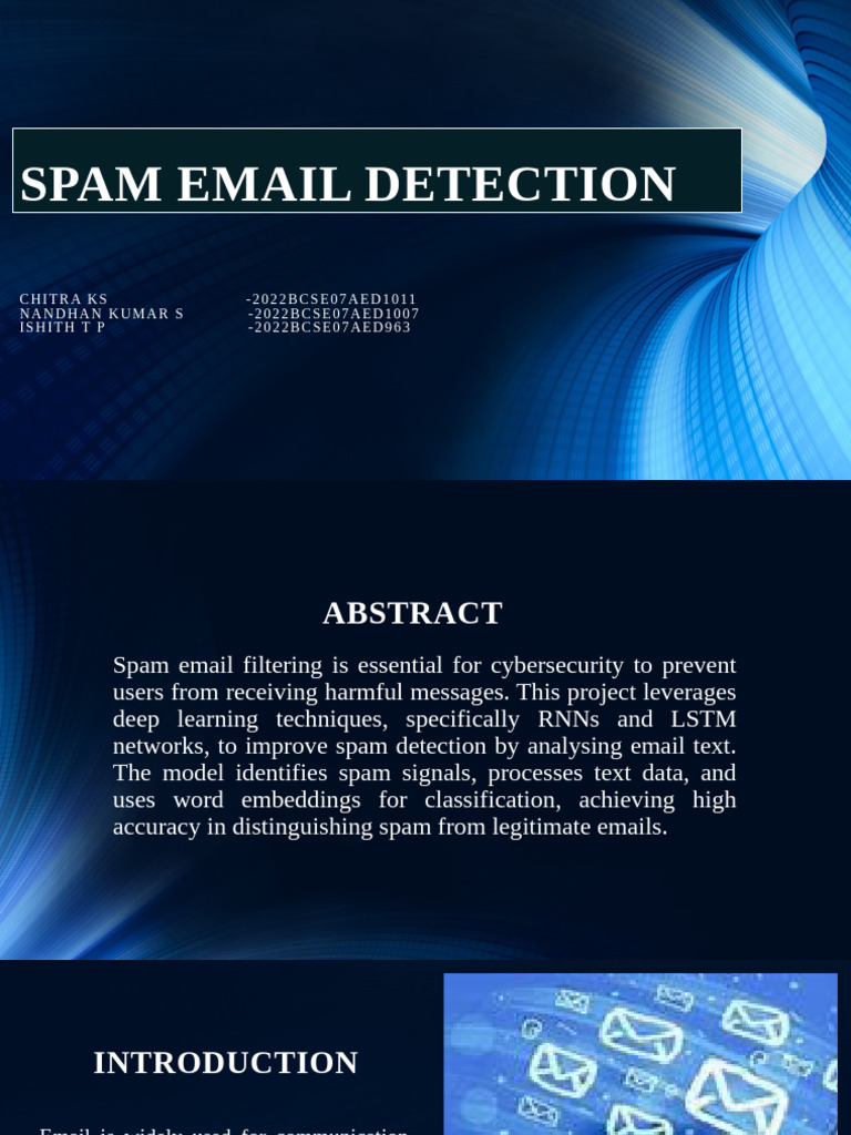 LSTM-Based Spam Email Detection System | PDF | Email Spam | Deep Learning