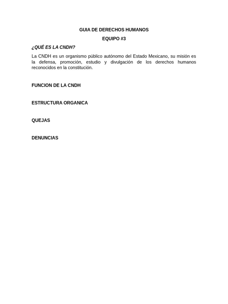 Guia de Derechos Humanos | PDF
