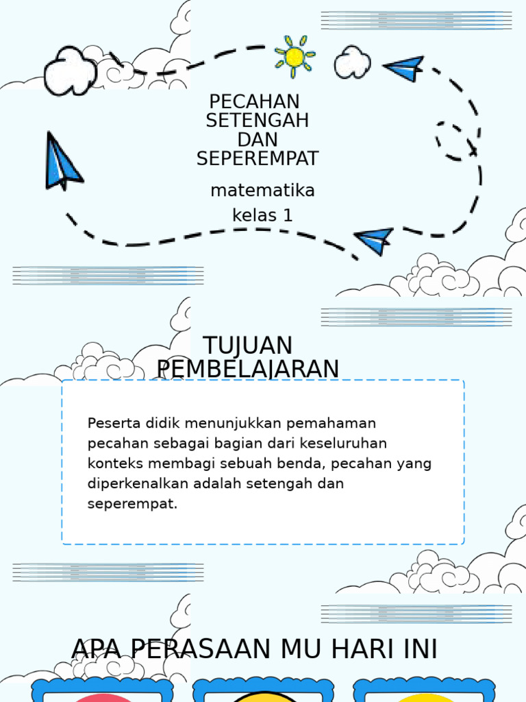 Pecahan Setengah Dan Seperempat | PDF