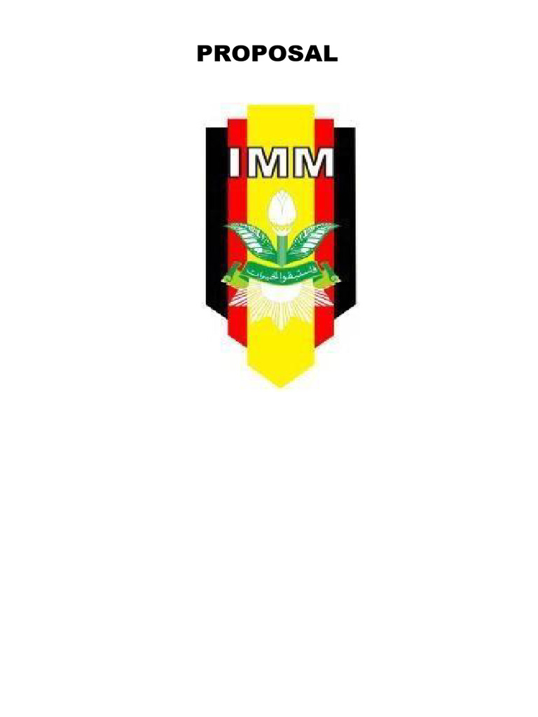 Proposal Rakornas IMM Ke Rektor | PDF