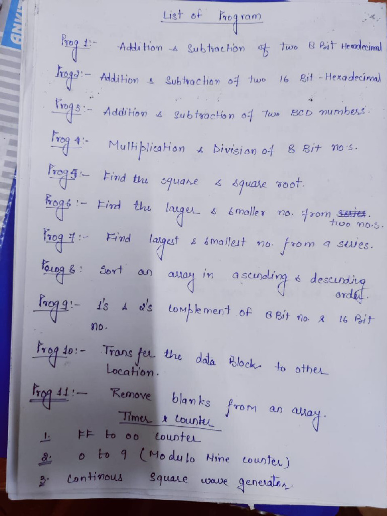 Unit-2 (Important Programs) | PDF