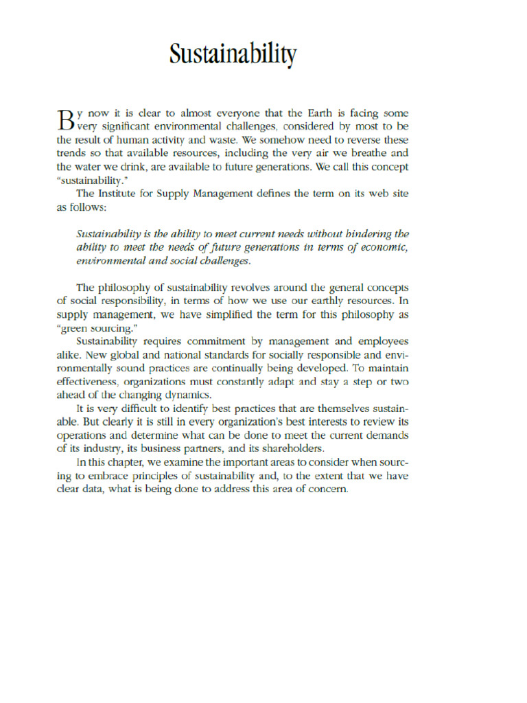 C16 Sustainable Sourcing | PDF