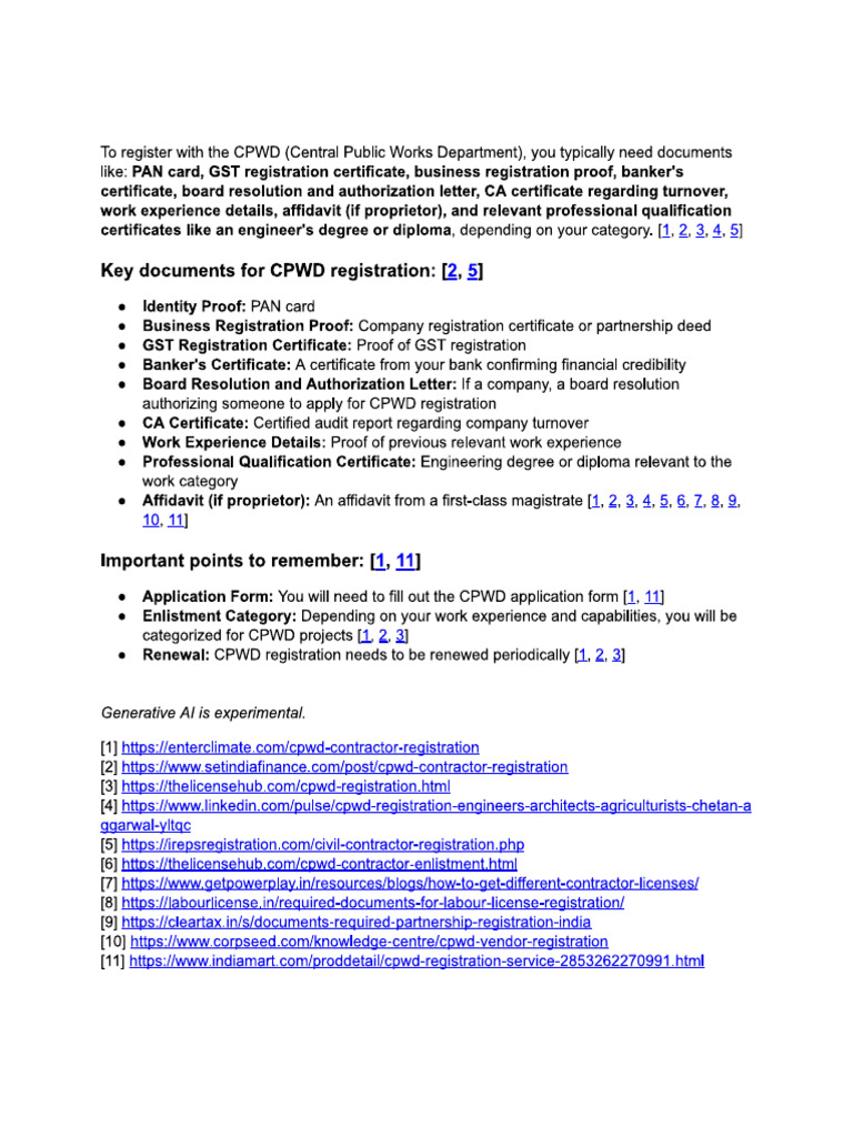 CPWD | PDF