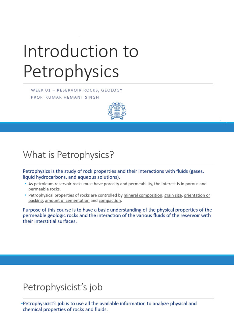 Lecture01 Petro Introduction Basics WEEK01 | PDF | Petroleum Reservoir | Barrel (Unit)