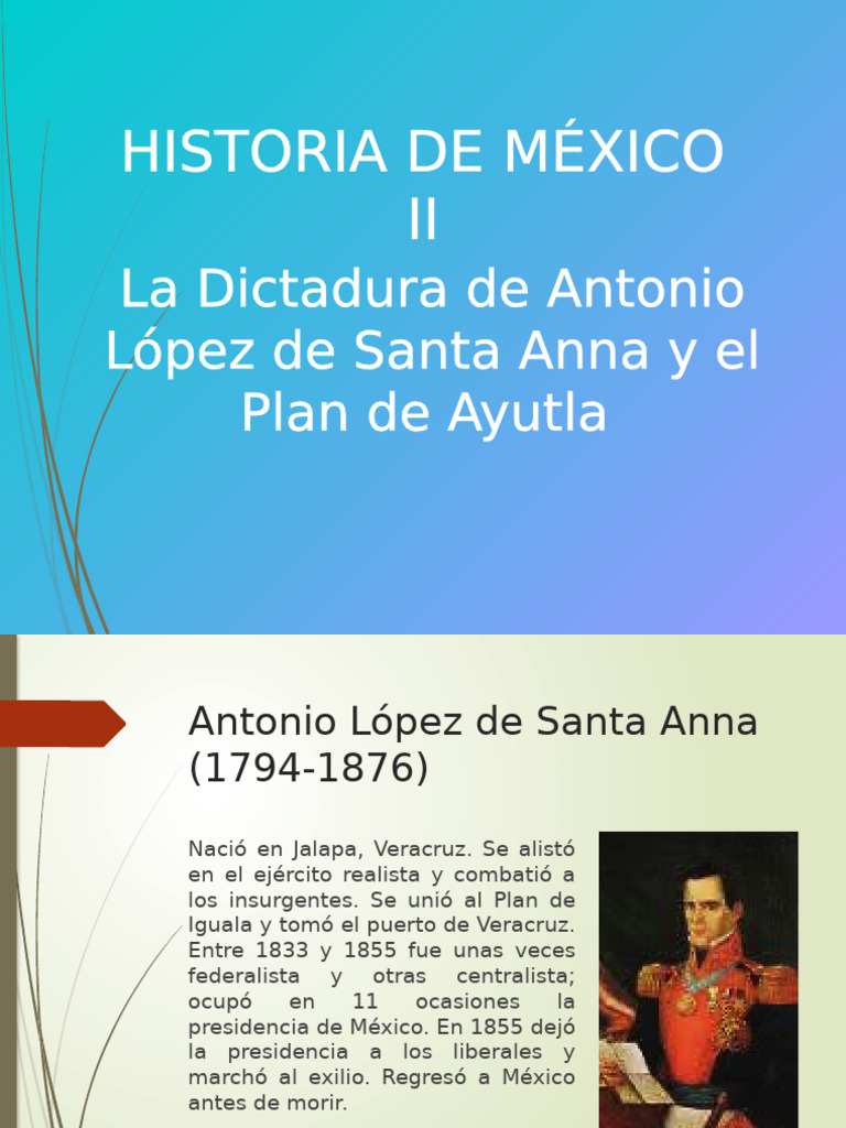 Plan de Ayutla | PDF | Texas mexicano | México