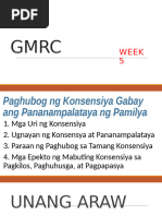 Paghubog NG Konsensiya Gabay Ang Pananampalataya NG Pamilya | PDF